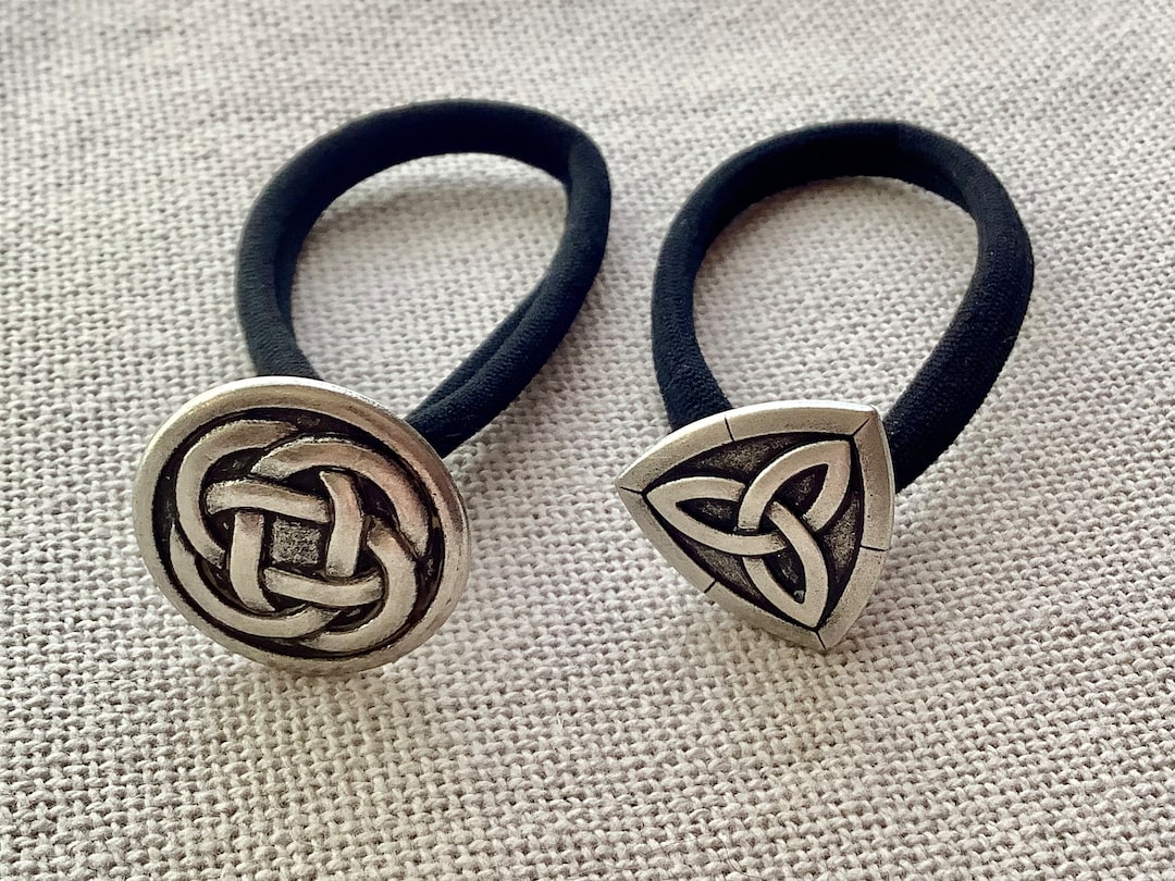 Pony Tail Holders, Celtic Hair Ties, Trinity Knot, Viking Hair, Gothic ...