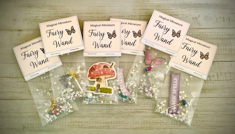 Mini Magical Fairy Wands: Fairy Party Favors for Girls, Charms ...