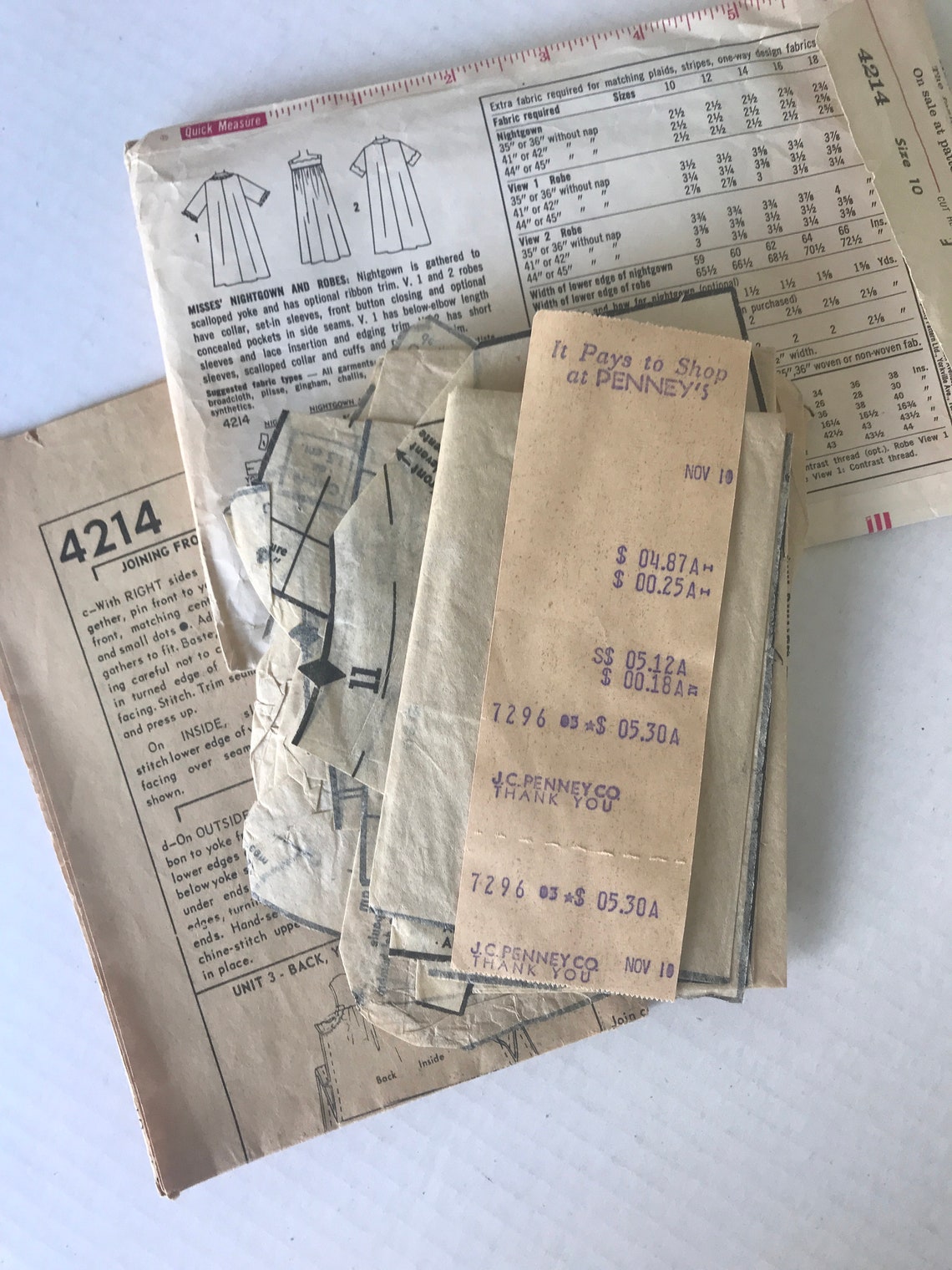 Vintage 1950s Robe Pattern Simplicity Sewing Pattern Size 10 - Etsy