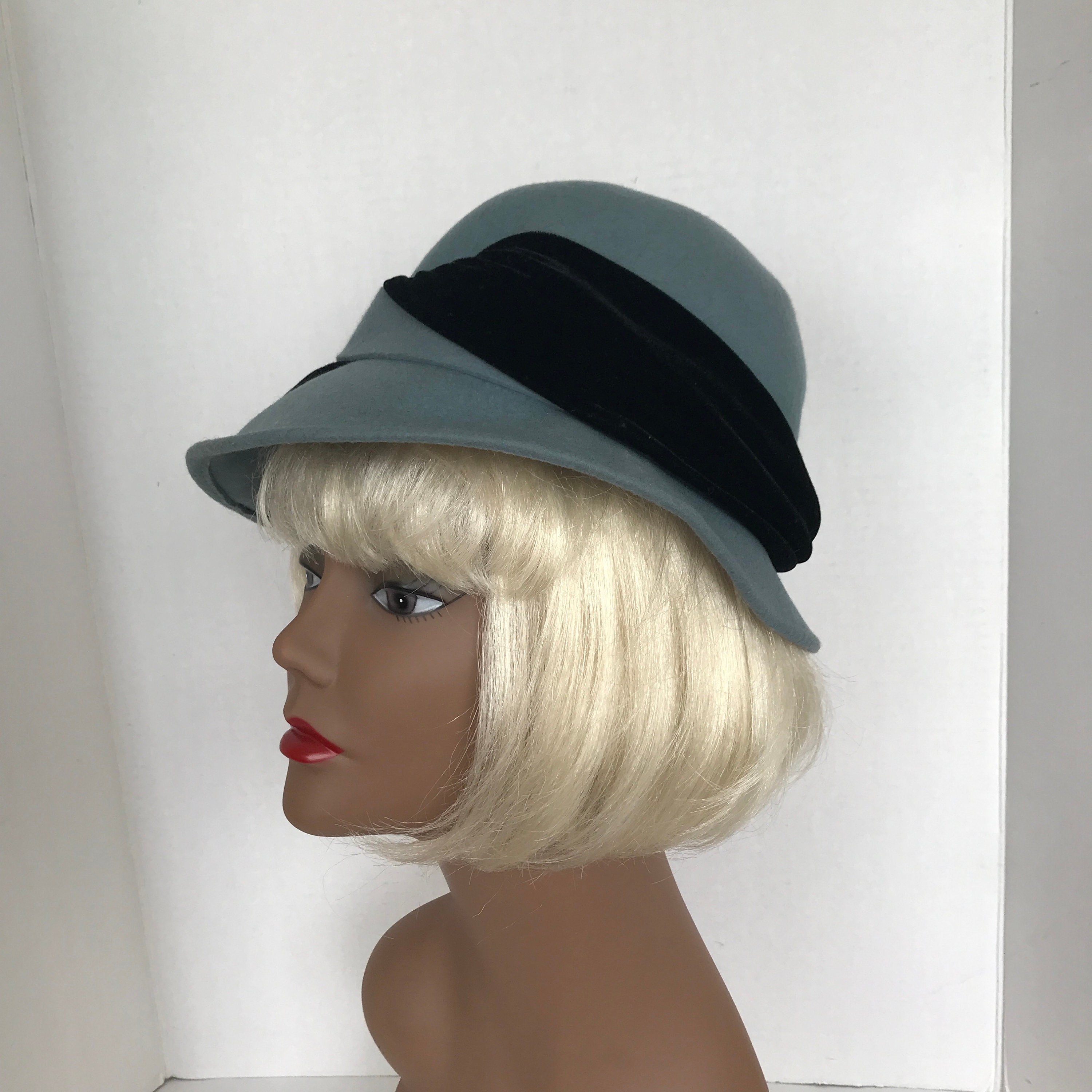 Vintage Italian Wool Felt Hat Soprattutto Cappelli Grey With - Etsy