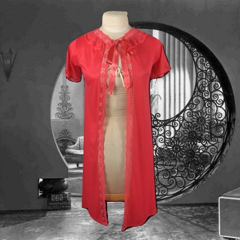 Open Front Nightgown - Etsy