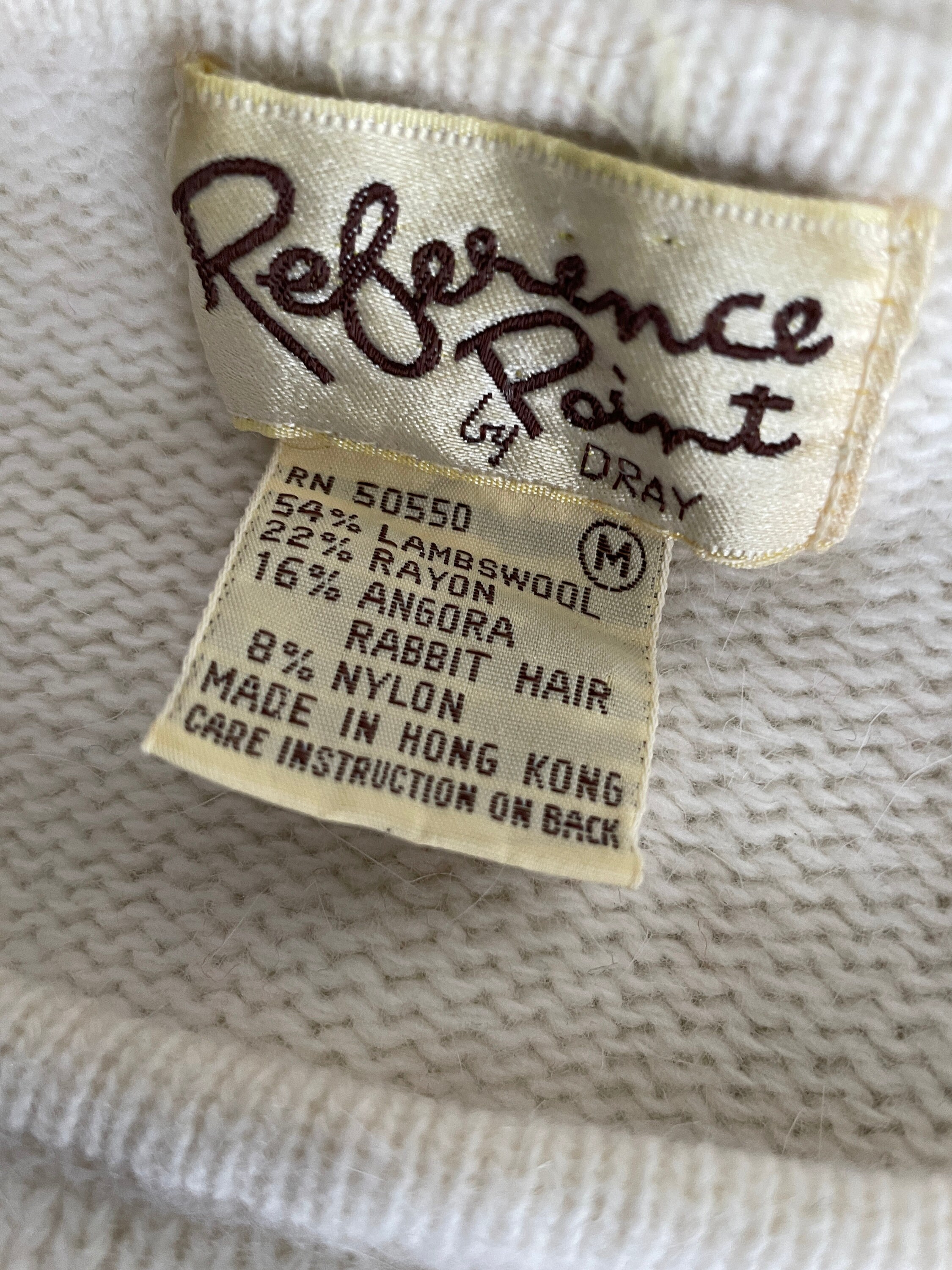 Vintage 1980s Lambswool Pullover Sweater Reference Point | Etsy