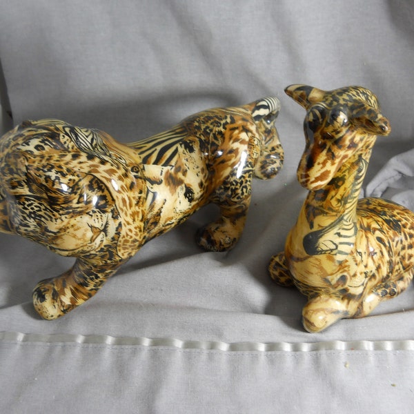 Patchwork Figurines - Etsy