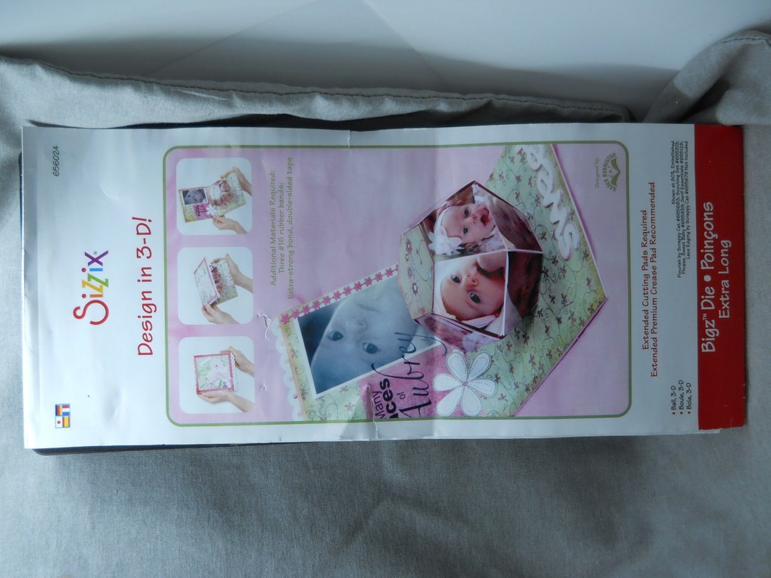 Ellison Sizzix Bigz XL Die 3D Ball 4 and 7/8 X 3 X 4 and 1/4 When ...