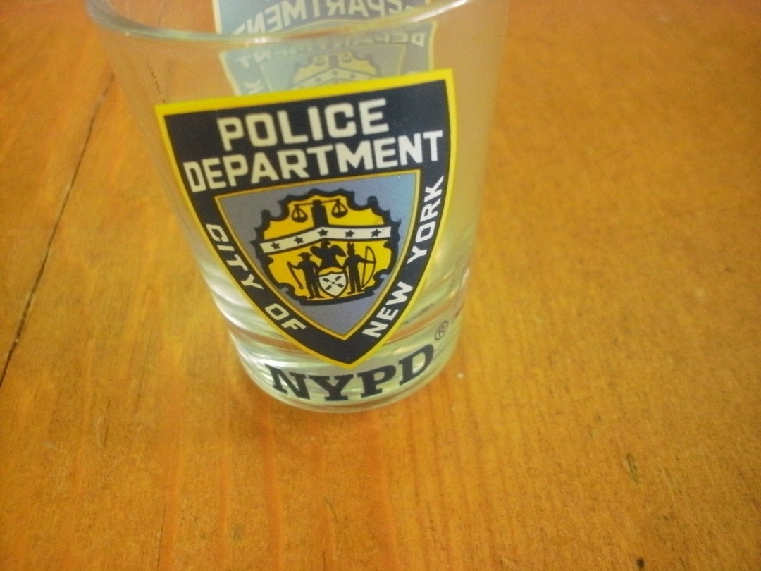 Vintage Souvenir Shot Glass NYPD New York City Police Crest on - Etsy