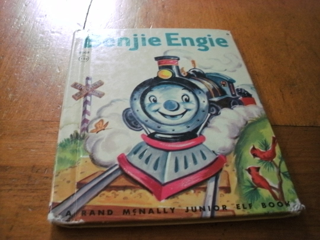 1950 Rand Mcnally Junior Elf Book Benjie Enjie - Etsy