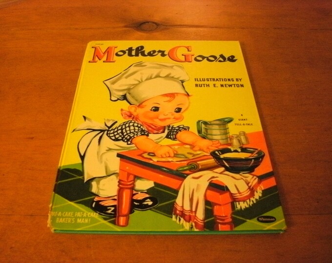Vintage Hardcover Mother Goose Nursery Rhyme Ruth Newton Illustrations ...
