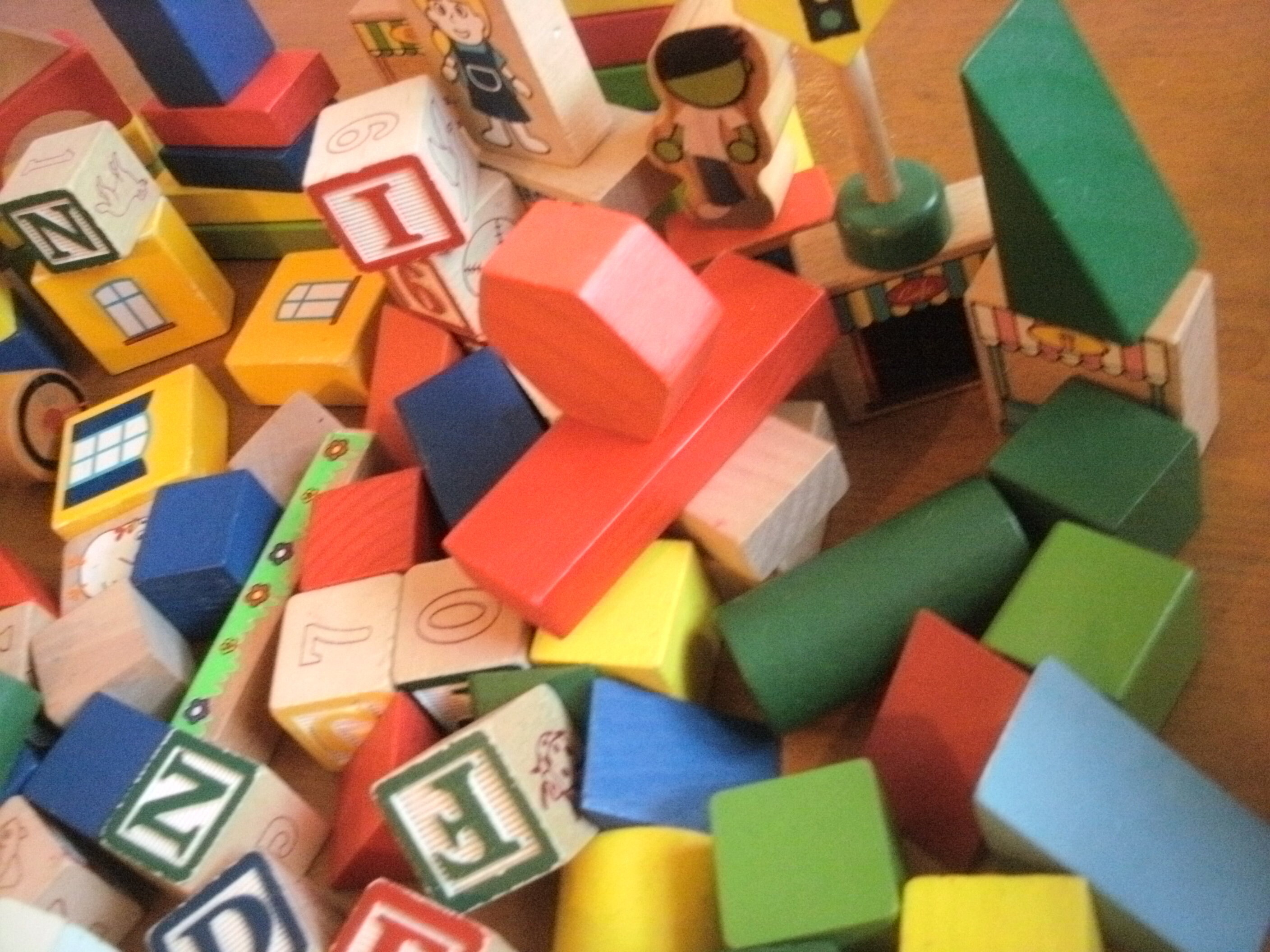 250 Hardwood Blocks Many Colors Dozens of Alphabet and Number | Etsy