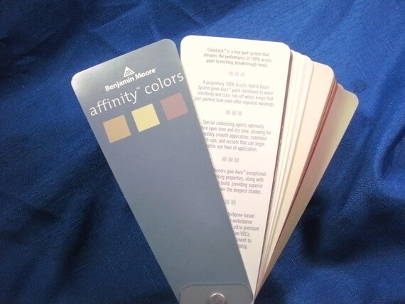Benjamin Moore Paint Sample Book Fan Style 144 Colors | Etsy