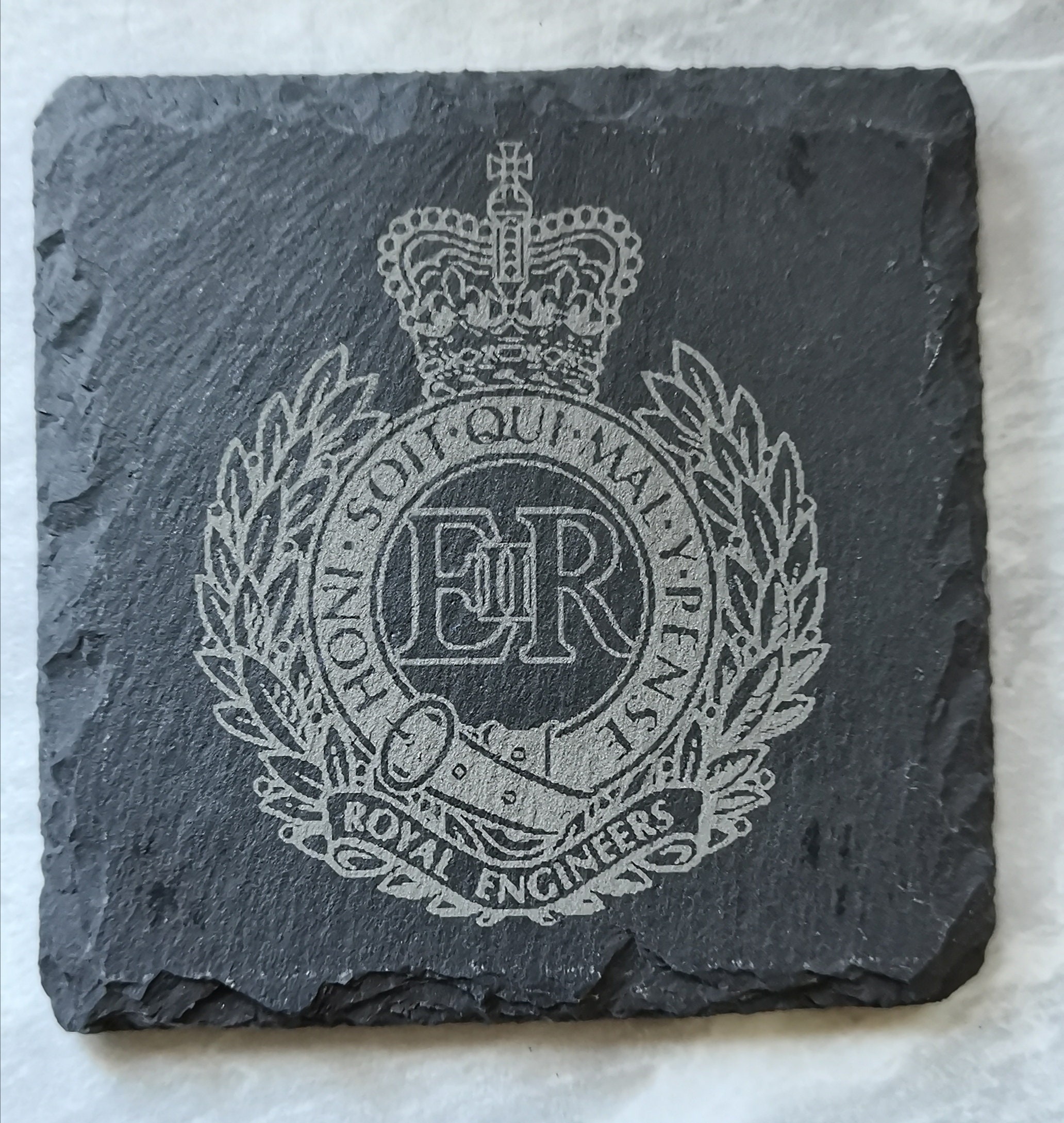 Laser Engraved British Army Regimental Slate Coasters - Etsy