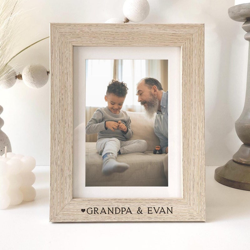 Grandpa and Nana Frame - Etsy