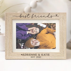 Best Friends | Personalized Picture Frame | Christmas Birthday Thank ...