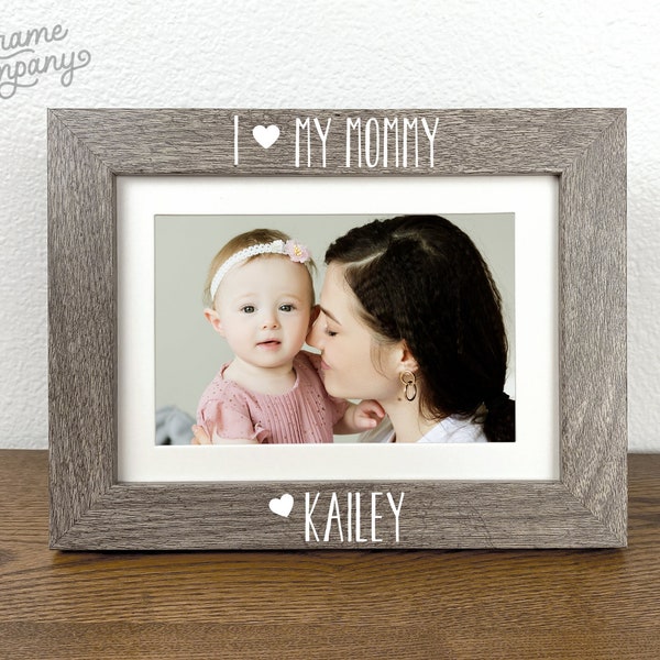 I Love My Mommy Picture Frame - Etsy