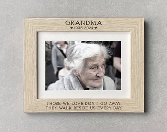 In Loving Memory Personalized Memorial Picture Frame in Memory of Loss ...