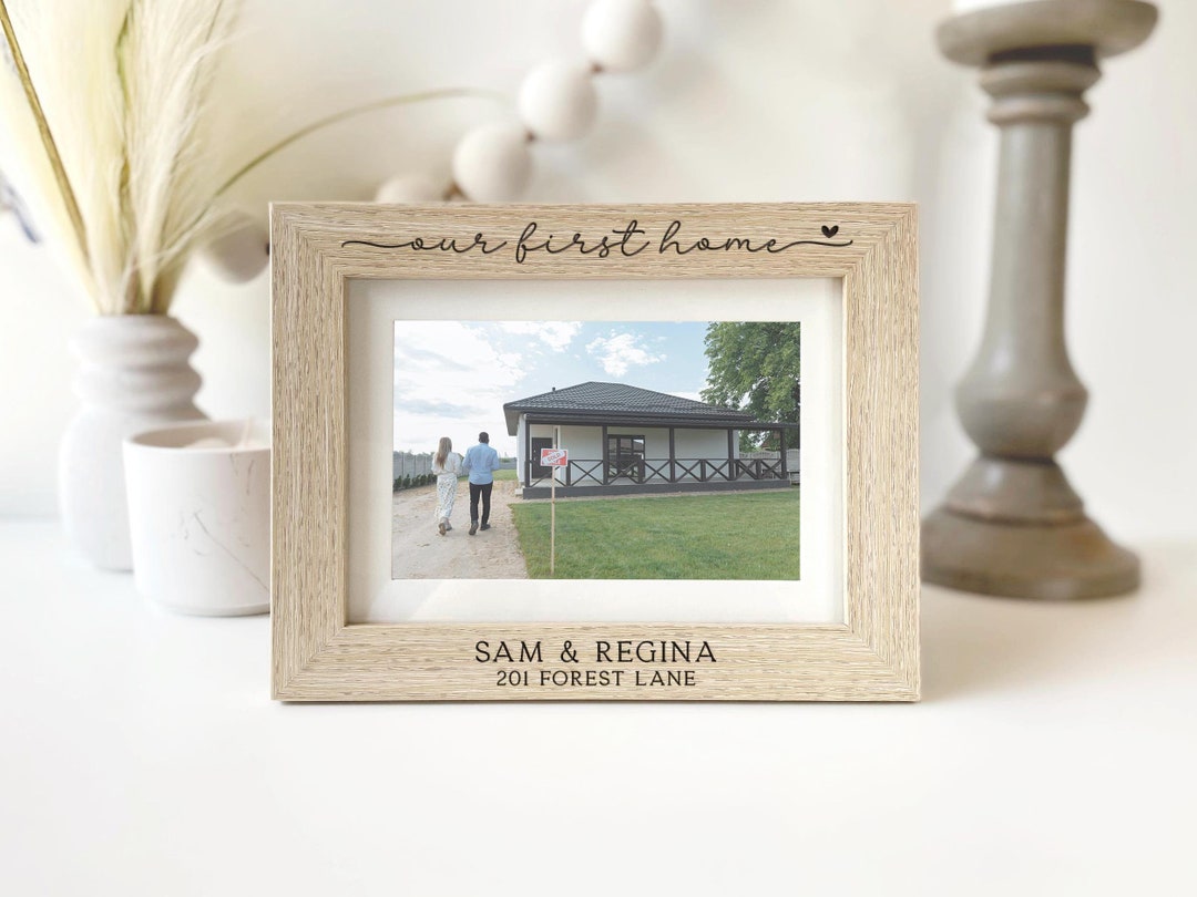 Our First Home | Personalized Picture Frame | My First Home | New ...