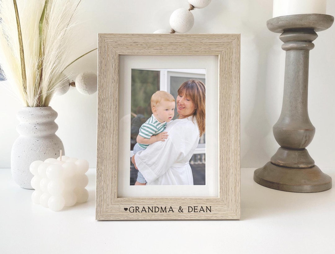 Grandma & Me Personalized Picture Frame | Nana Nonna Gramma Birthday ...