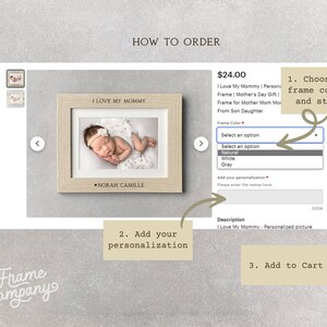 Grandson | Personalized Baby Name Picture Frame | First Grandchild ...