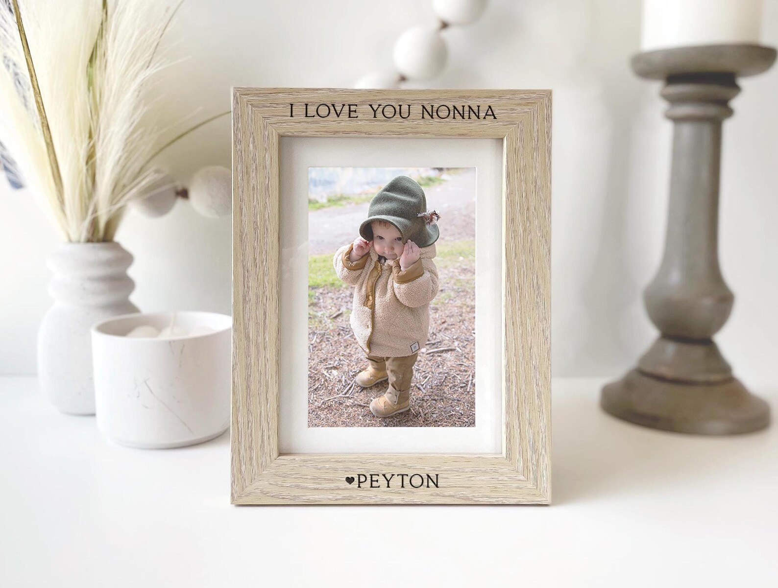 I Love You Nonna Personalized Picture Frame | Photo Frame Gift for ...