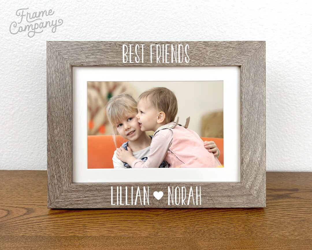 Best Friends Picture Frame Personalized Gift for Best Friend Sister ...