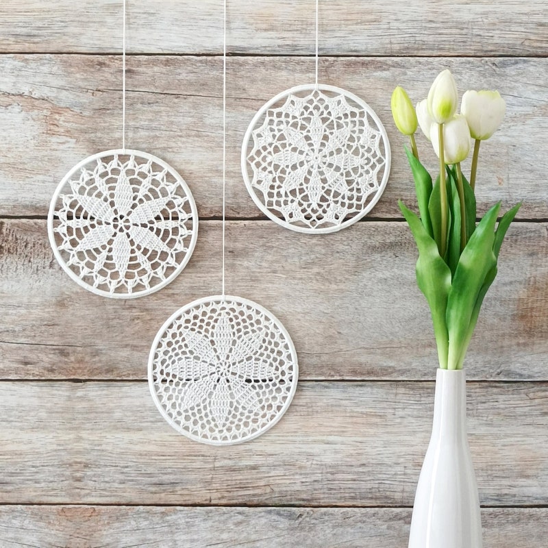 Lace Wall Decor - Etsy