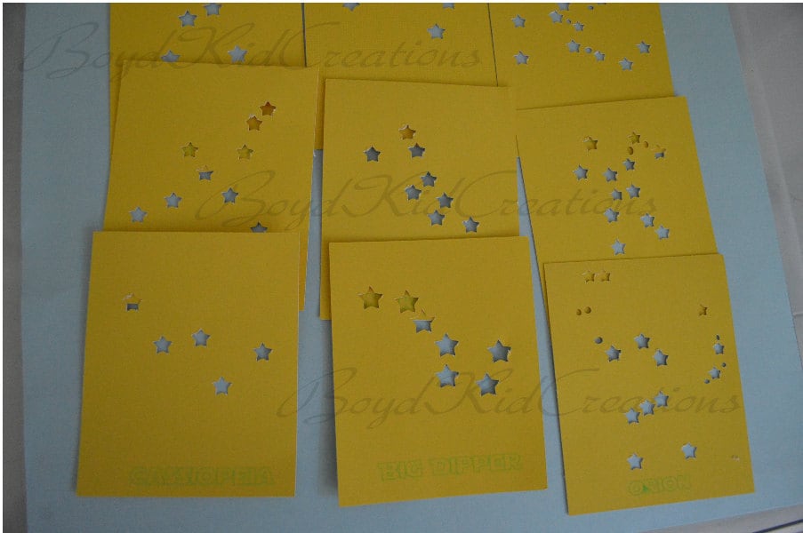 Zodiac Constellation Projection Cards (commercial Use) - Etsy