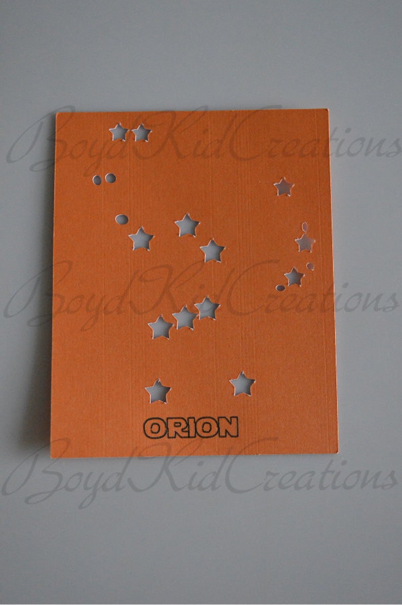 Constellation Projection Cards Digital File (svg & PDF) Personal Use - Etsy