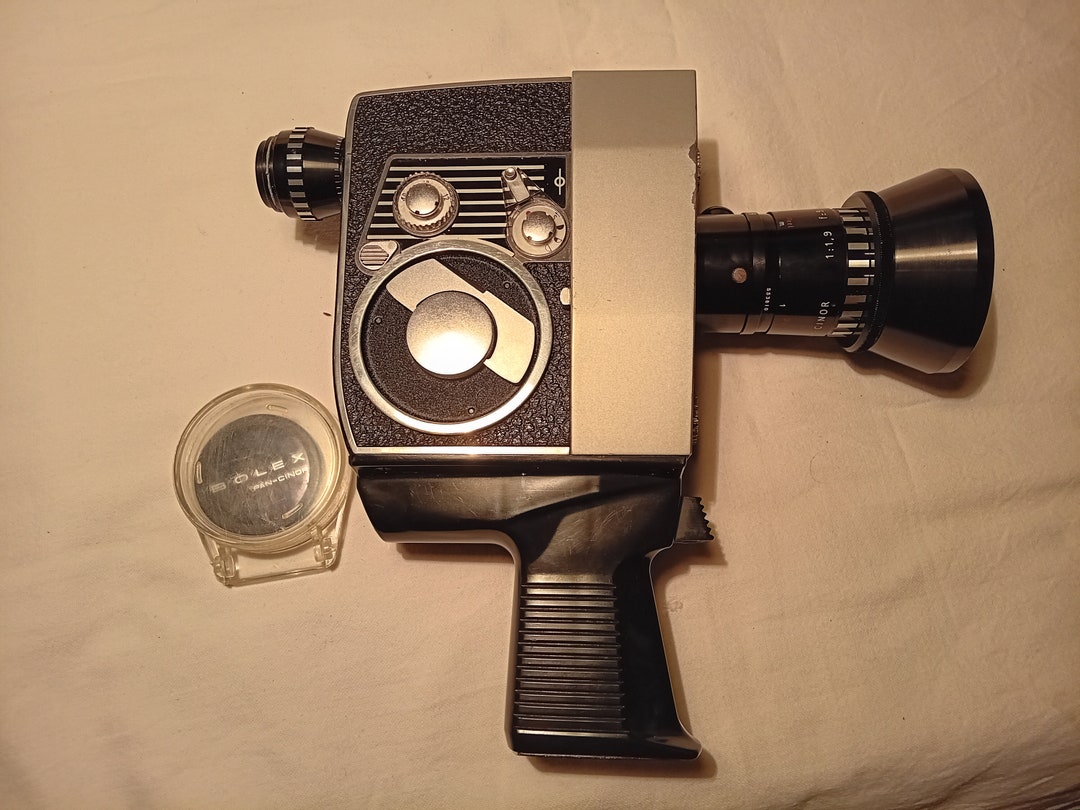 Vintage BOLEX Paillard P4 Standard 8 Movie Camera With Original Black ...