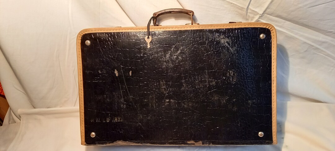 Vintage Cardboard Suitcase - Etsy