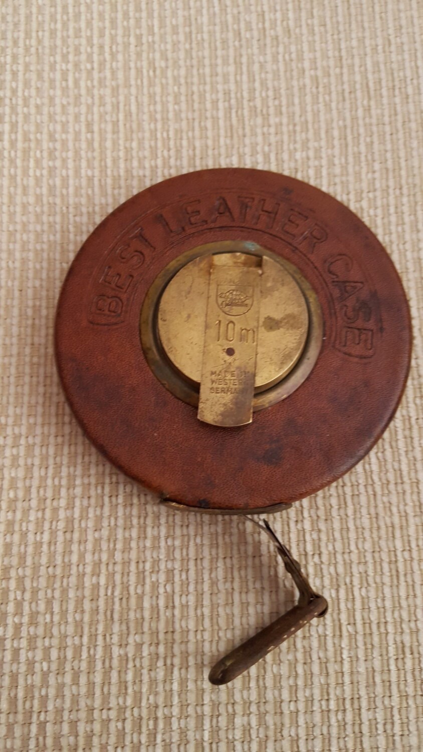 Vintage 1960's Metal Measuring Tape.brand:panzer Western Germany - Etsy