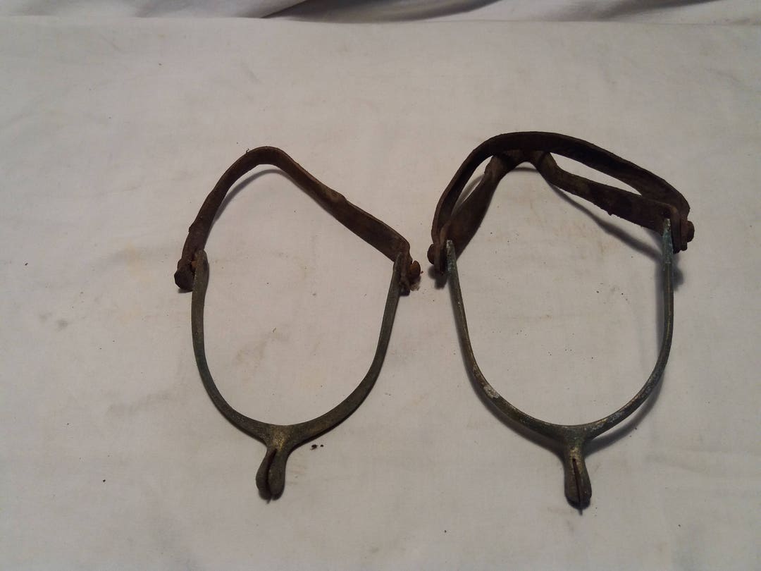 Vintage Bronze Spurs - A Pair - Etsy