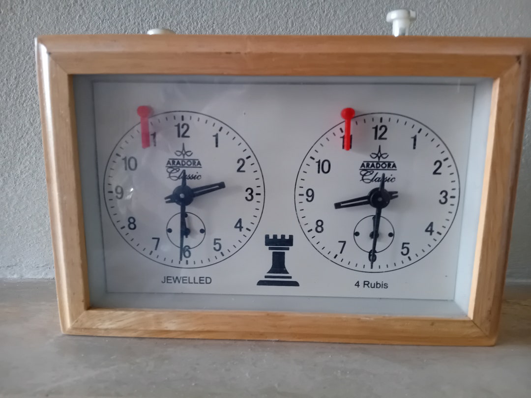 Vintage 1970's Mechanical Chess Clock,,aradora'' - ROMANIA - Etsy