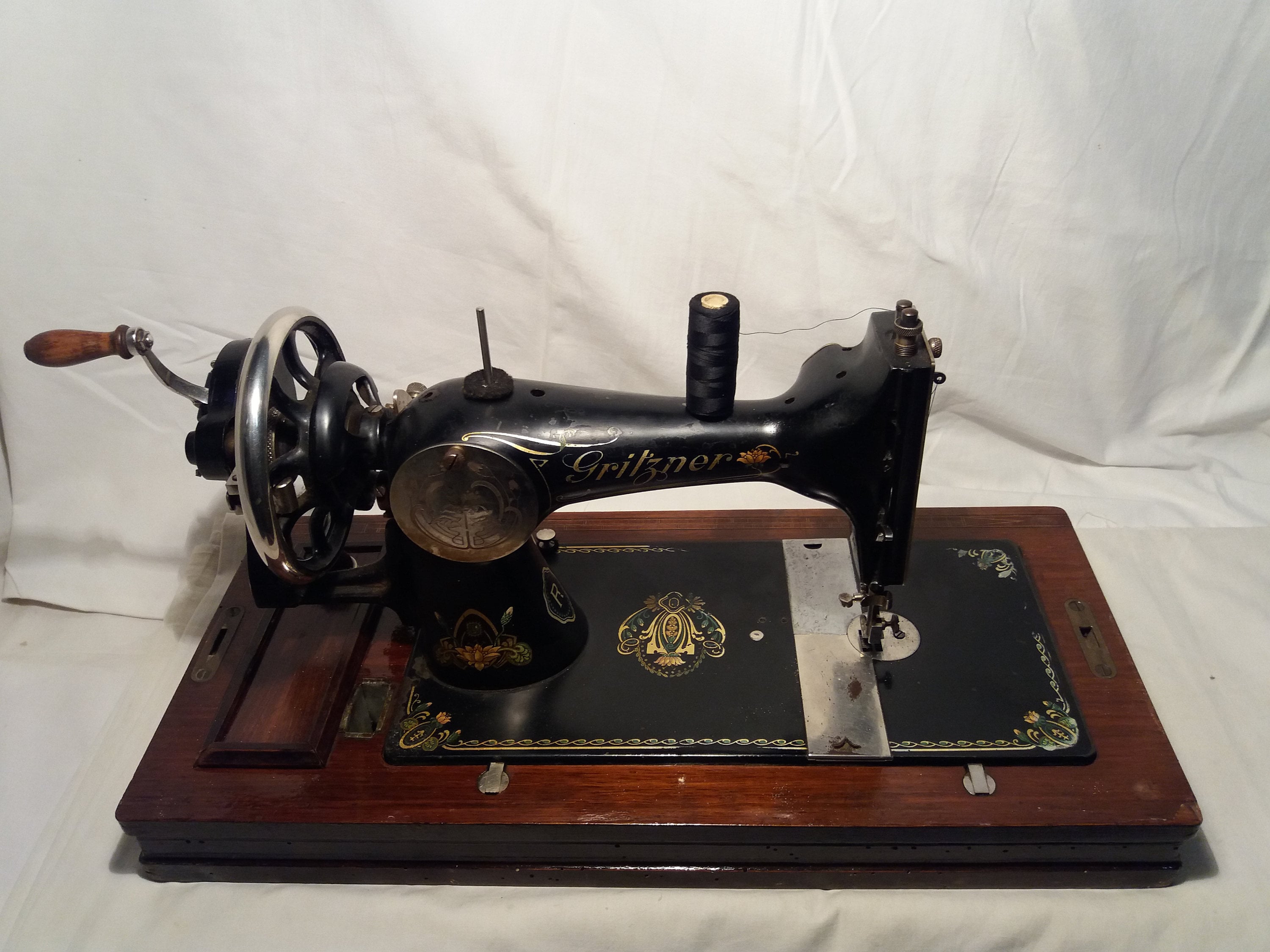 Antique 1890's Sewing Machinegritzner'' With | Etsy