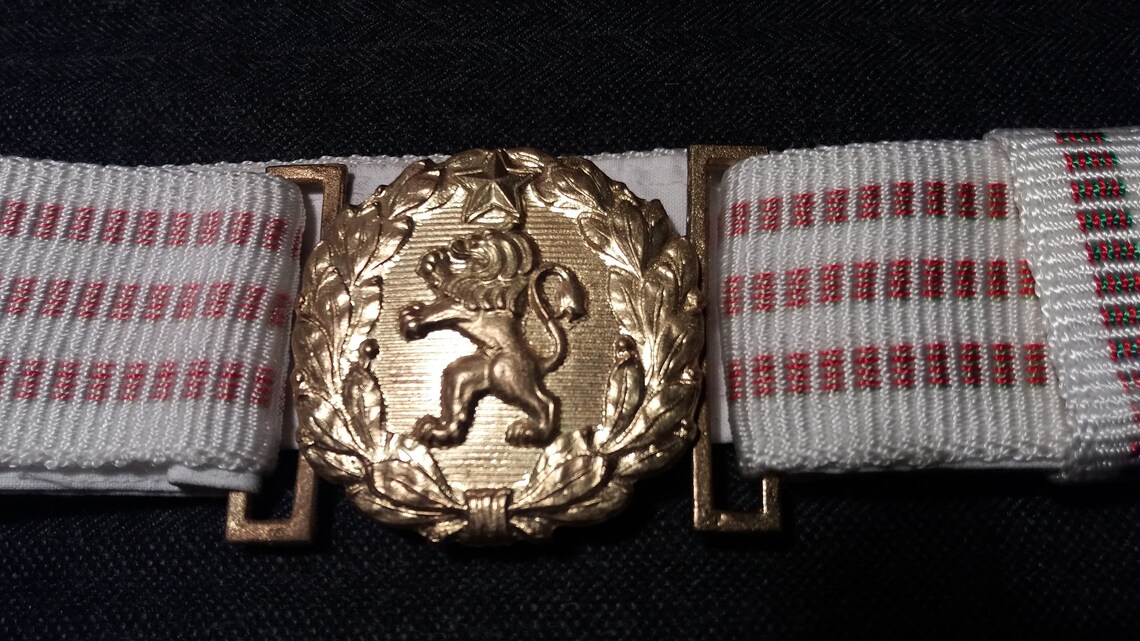 Vintage Bulgarian Army Parade Belt NEW | Etsy