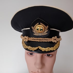 Vintage Bulgarian Naval Admiral Cap - NEW - Etsy