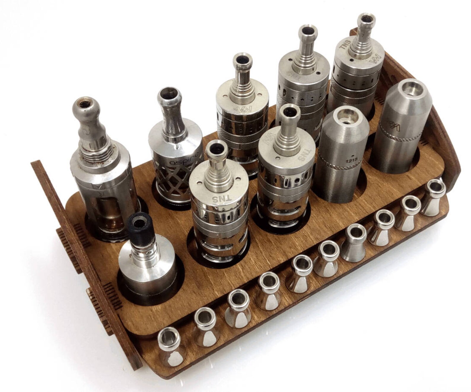 Vape Stand for Atomizers-drip Tips Woodwalnut - Etsy