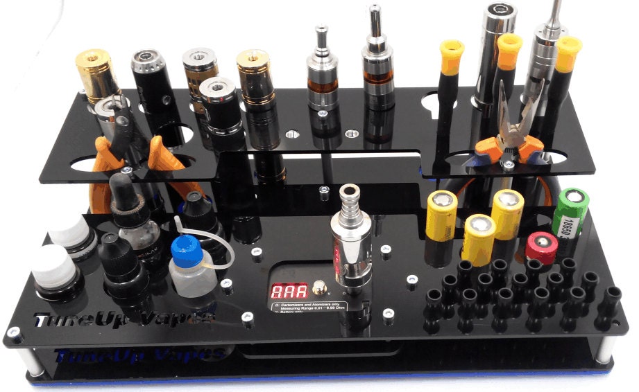 Vape Stand V2(included Ohm Meter)black-blue - Etsy