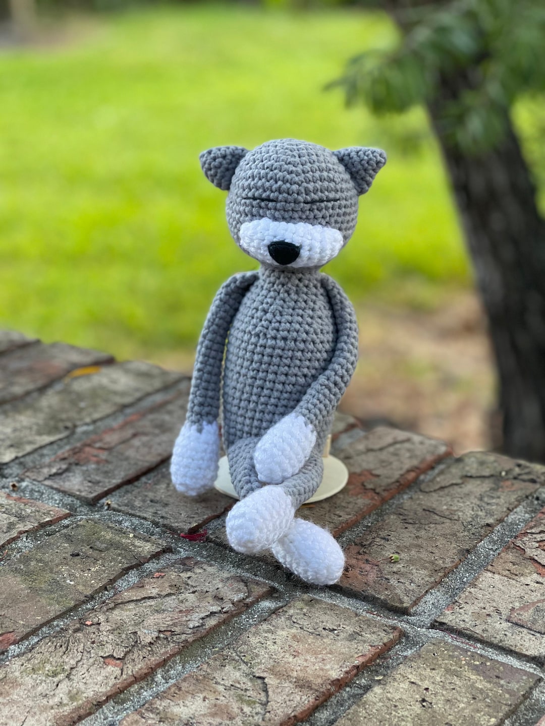 Crochet Cat, Amigurumi Cat Plushie, Knitted Kitty Plush, Handmade ...