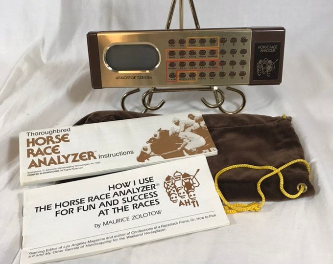 Vintage Thoroughbred Horse Race Analyzer, Advanced Handicapping ...