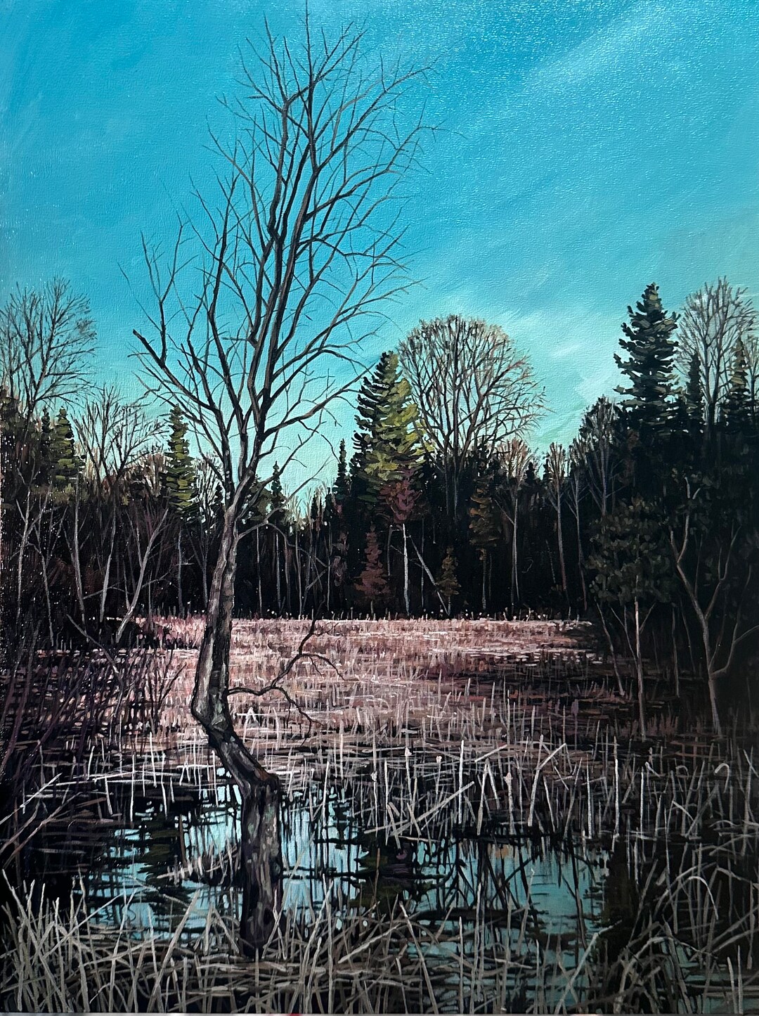 Dark Swamp - Original Oil Painting - Etsy