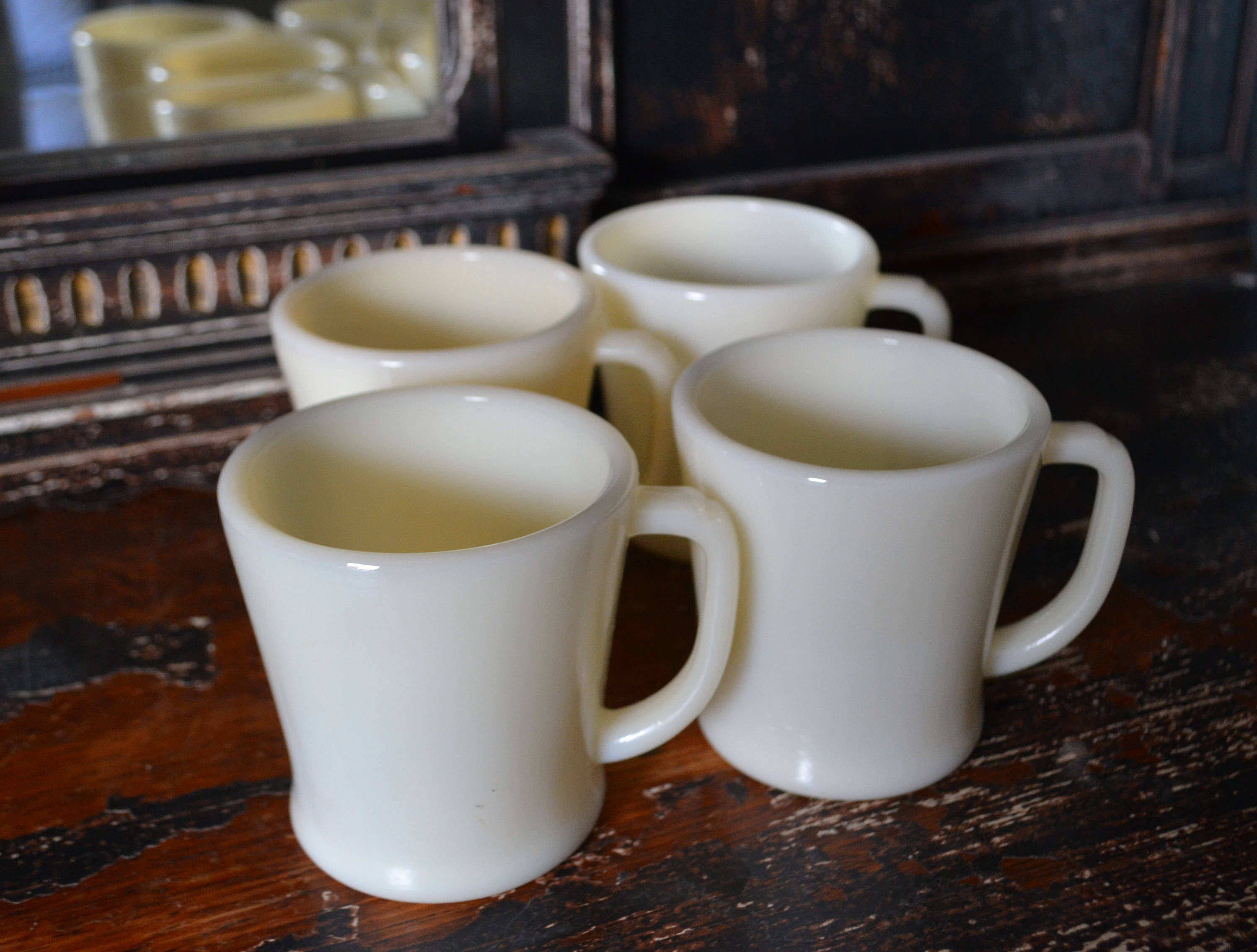 Vintage Fire King Oven Ware Ivory "d" Mug - Etsy Canada