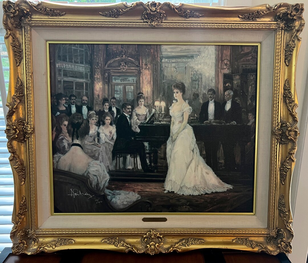 Alan Maley's the Recital Limited Edition Signed Print on Canvas - Etsy