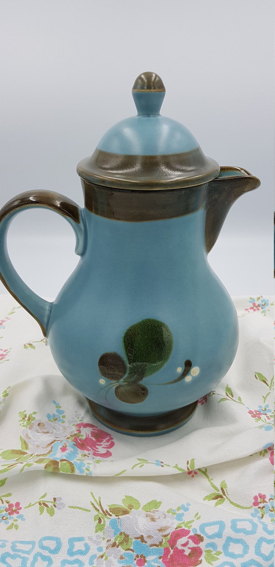 Antique Majolica, German Schramberg Handgemalt Garmisch Teapot - Etsy