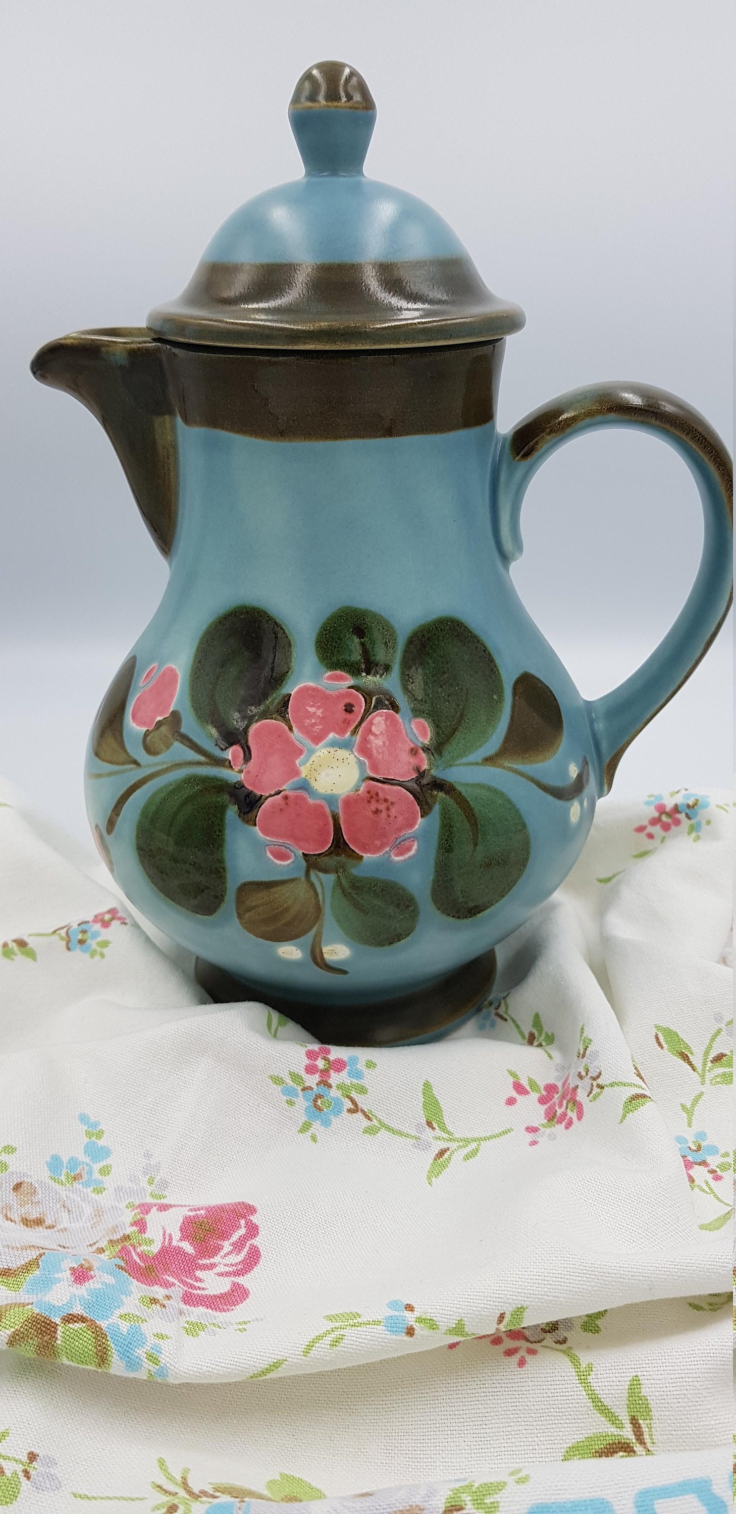 Antique Majolica, German Schramberg Handgemalt Garmisch Teapot - Etsy