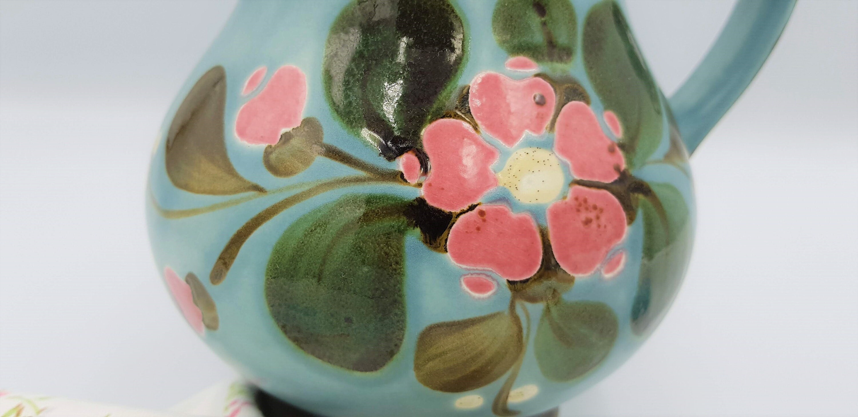 Antique Majolica, German Schramberg Handgemalt Garmisch Teapot - Etsy