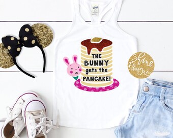 The Bunny Gets the Pancake Wreck It Ralph 2 Glitter Shirt | Etsy