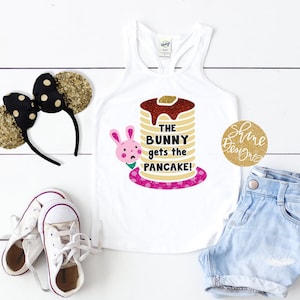 The Bunny Gets the Pancake Wreck It Ralph 2 Glitter Shirt Magical Shirt ...
