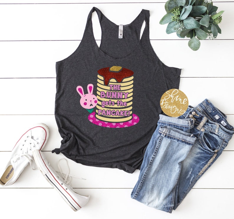 The Bunny Gets the Pancake Wreck It Ralph 2 Glitter Shirt - Etsy