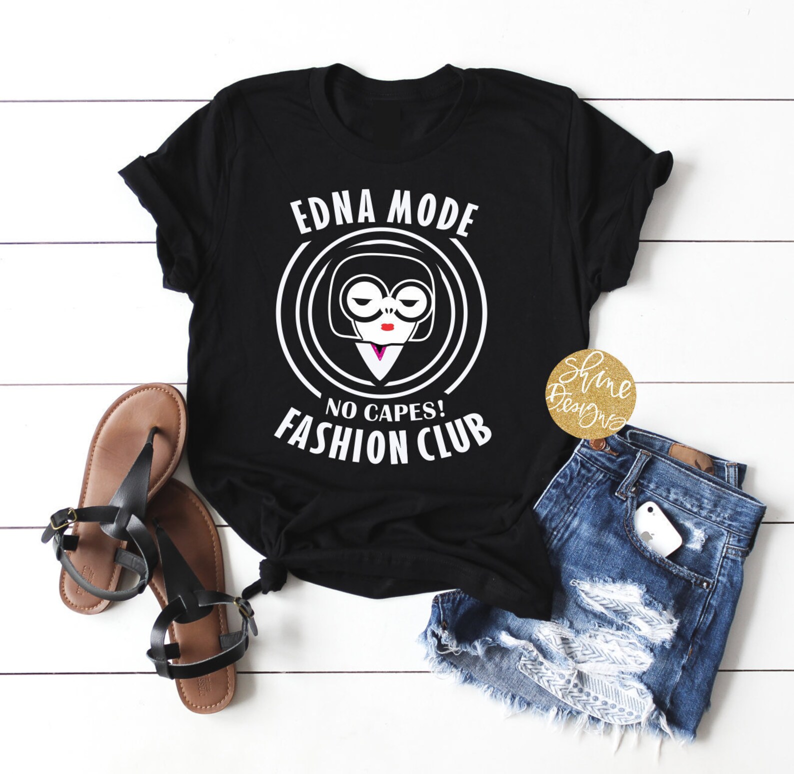 Edna Mode No Capes Fashion Shirt - Incredibles Shirt - Magical Shirt ...