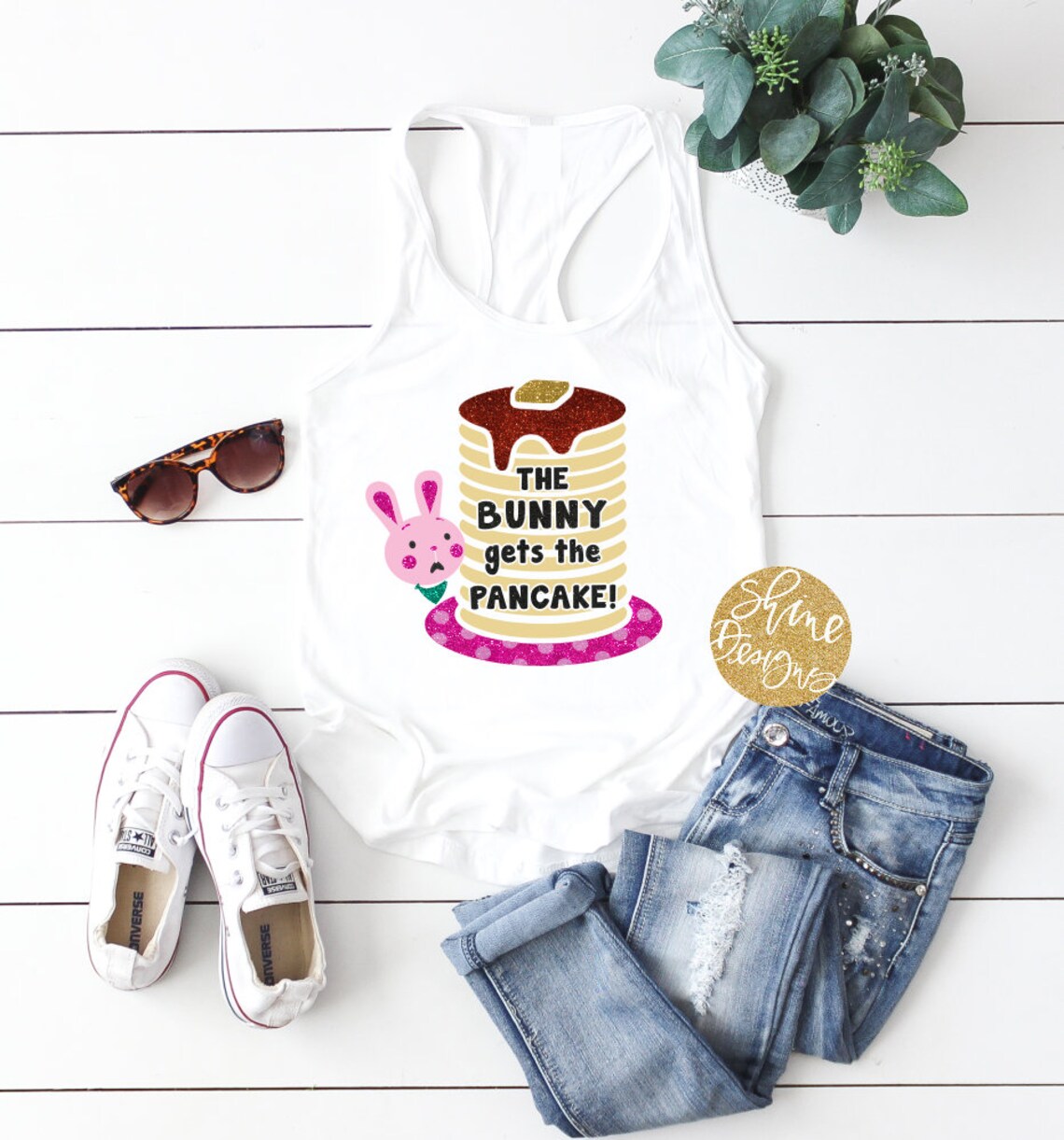 The Bunny Gets the Pancake Wreck It Ralph 2 Glitter Shirt - Etsy