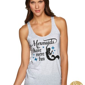 Mermaids Have More Fun Glitter Shirt - Etsy